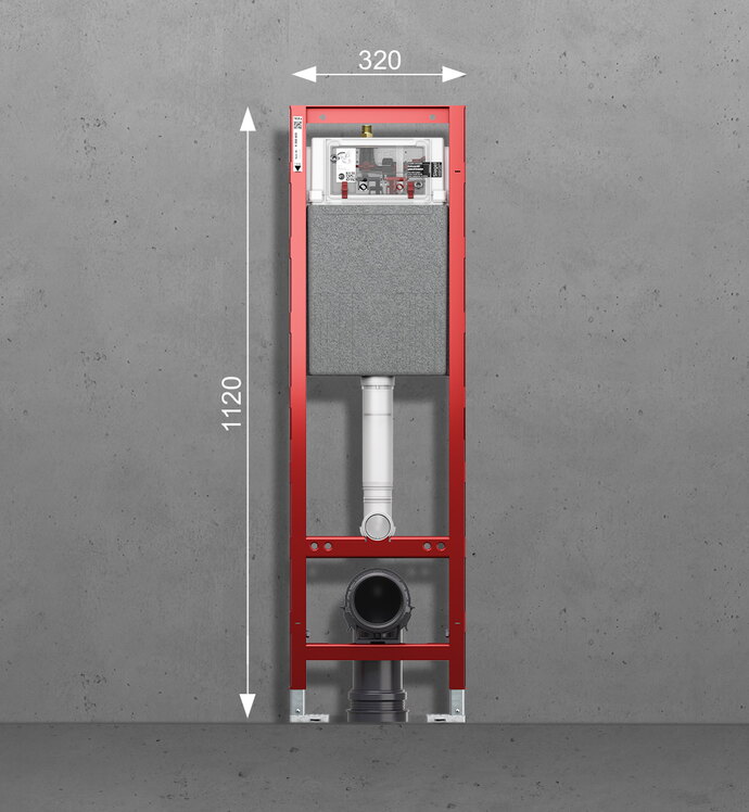 WC modul TECEbase s kompaktní nádržkou 320 | TECE Česká republika