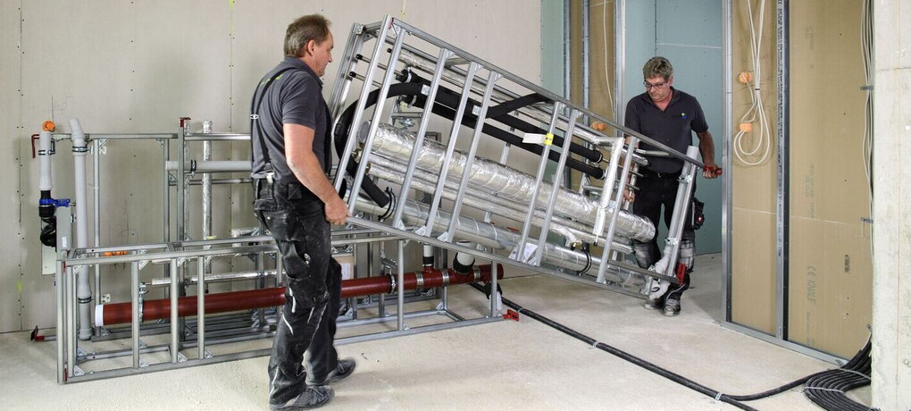 Vorzüge vorgefertigter Installationswände | TECE International