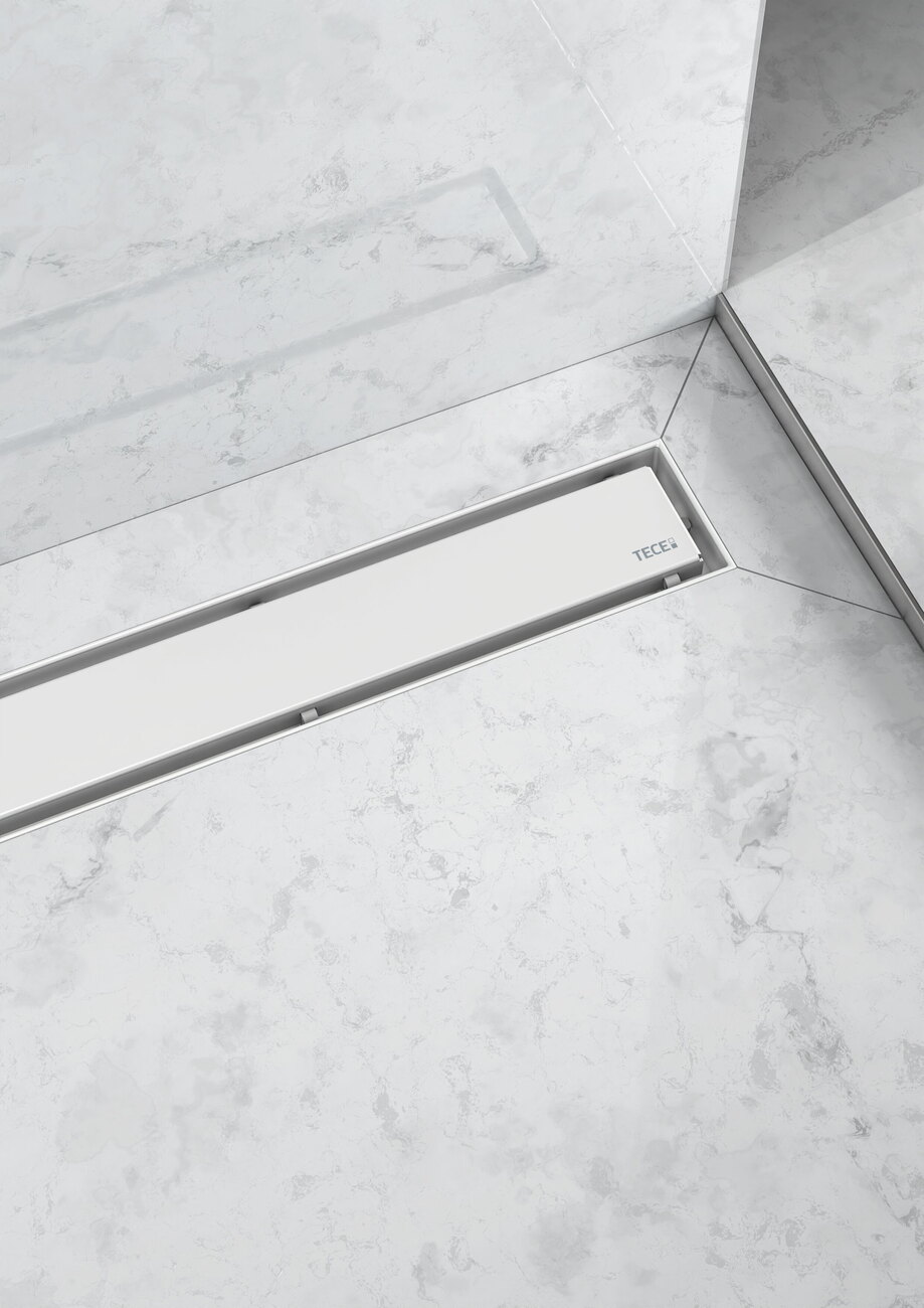 New design options with TECEdrainline — for a bathroom with a uniform ...