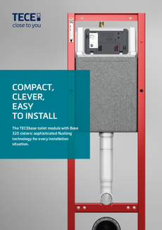 Compact, clever, easy to install – TECEbase module with 320 Base ...