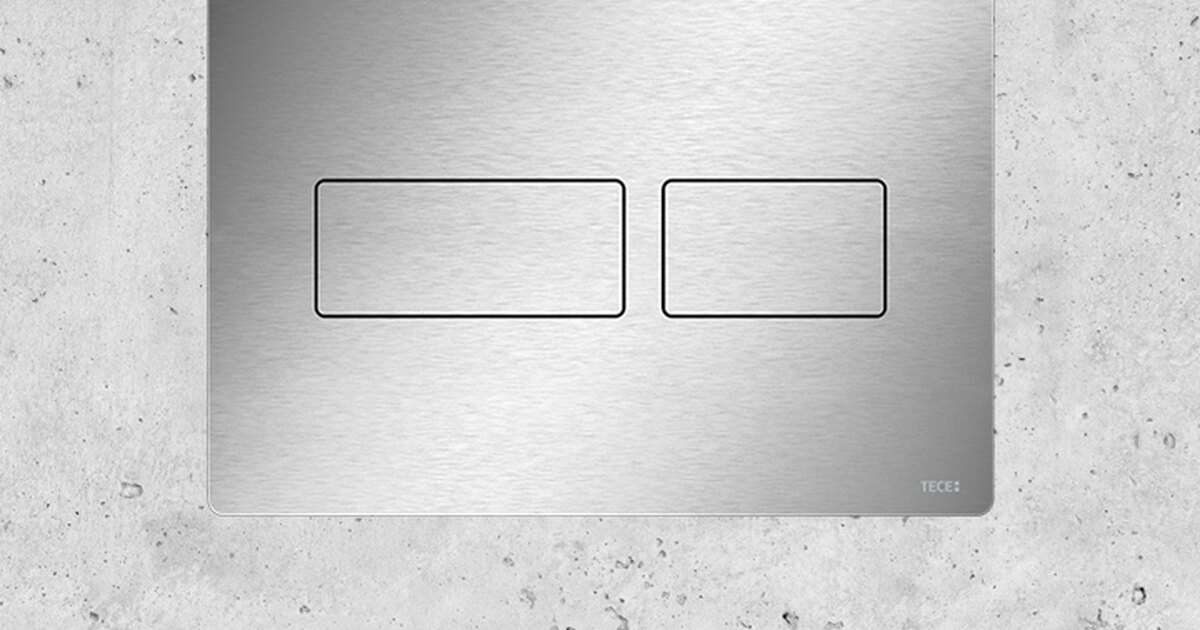 TECEsolid – Betätigungsplatte, robust & diebstahlsicher | TECE