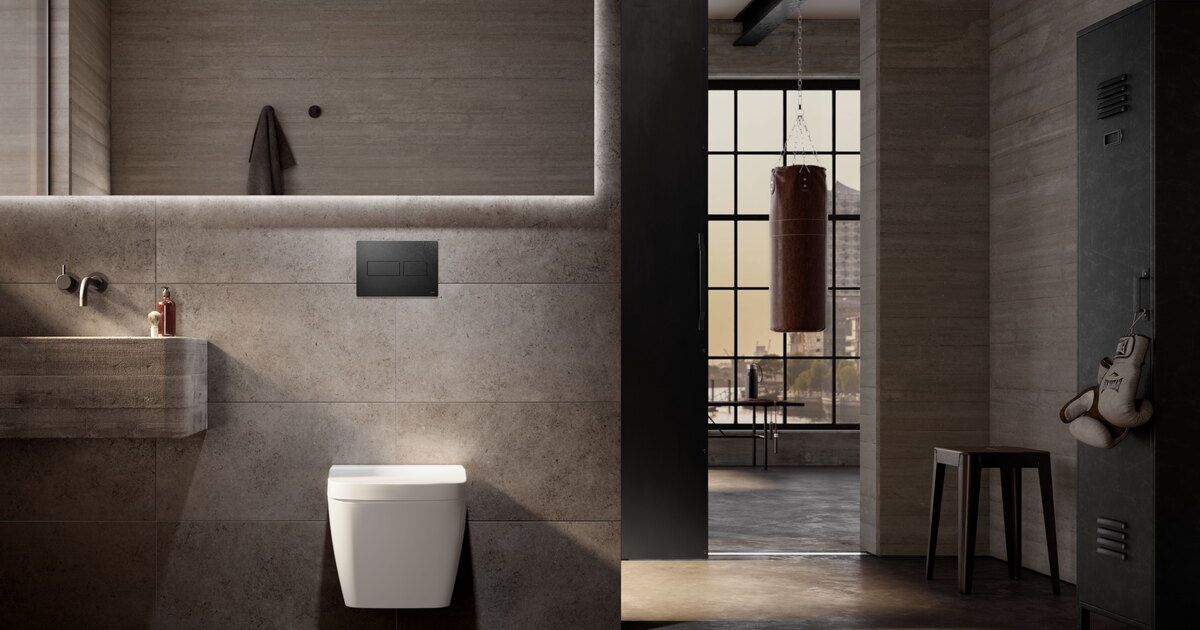 TECEsolid: Extrémně stylové WC tlačítko | TECE Česká republika